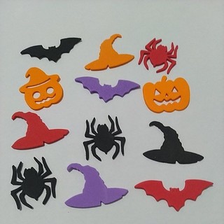 Aplique de EVA Halloween 50 unidades | Shopee Brasil
