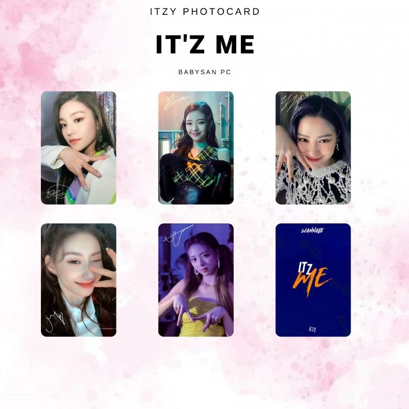 ITZY Photocard Fanmade ITZ ME | Shopee Brasil