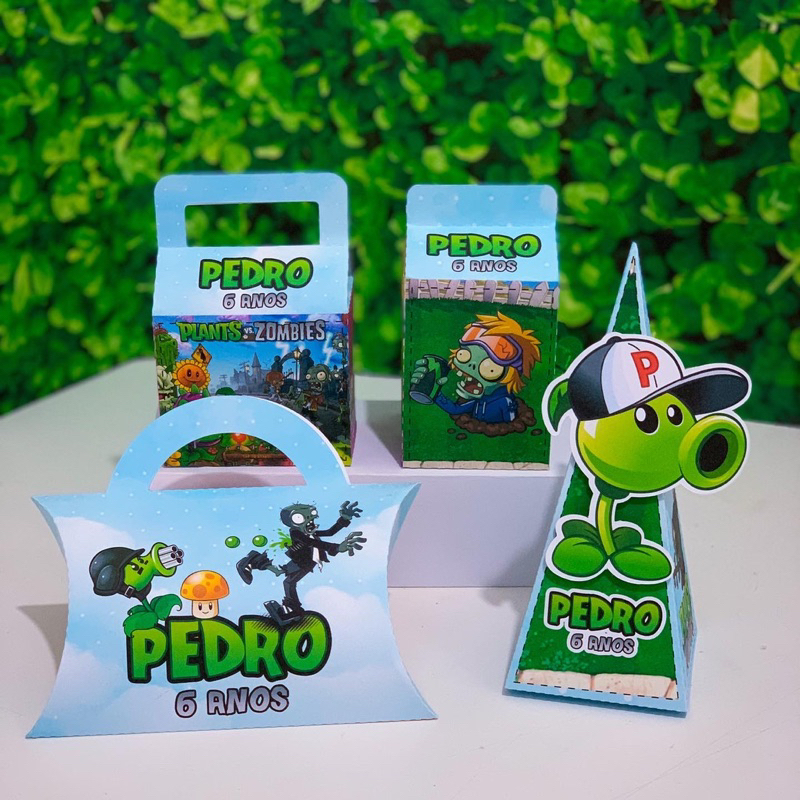 Kit Personalizados Plants vs Zombies Simples | Shopee Brasil