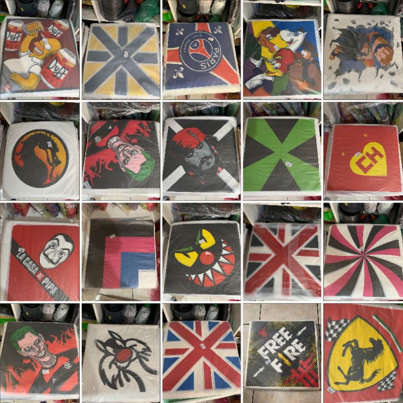 PLASTICO ESTAMPADOS PACOTE COM 1KG 10 ESTAMPAS DIFERENTES | Shopee Brasil