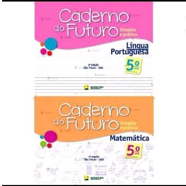 KIT CADERNO DO FUTURO PORTUGUÊS E MATEMÁTICA 5°ANO | Shopee Brasil