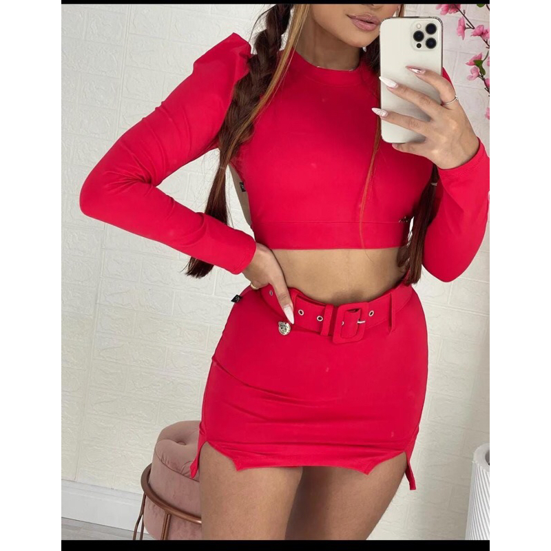 Conjunto Moda Gringa | Shopee Brasil