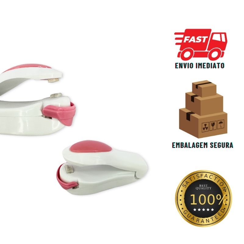 Mini Seladora De Embalagem Plástica Portátil Manual | Shopee Brasil