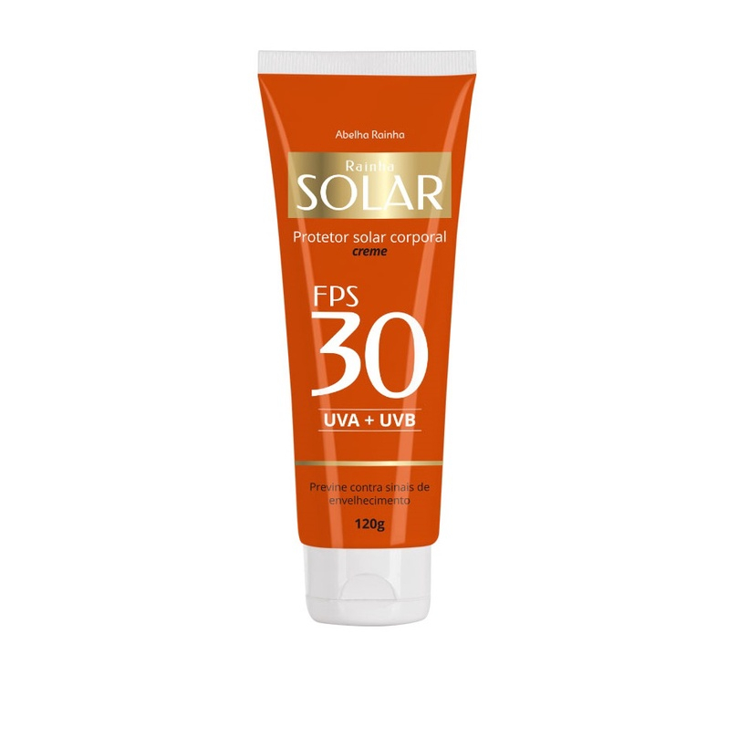 Protetor Solar Corporal em Creme FPS 30 Rainha Solar - Abelha Rainha ... Protetor Solar Corporal em Creme FPS 30 Rainha Solar - Abelha Rainha ...