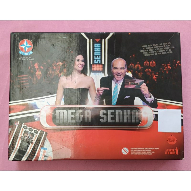 Antigo e raro jogo Mega Senha da Estrela | Shopee Brasil
