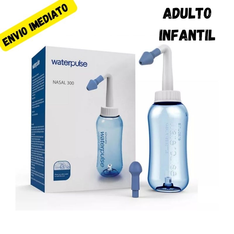 Limpador Nasal sinutite/ Rinite Adulto/Infantil 300 ml lavagem ...