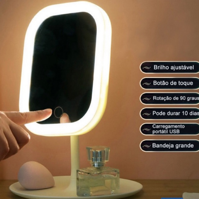 Espelho de LED | Shopee Brasil