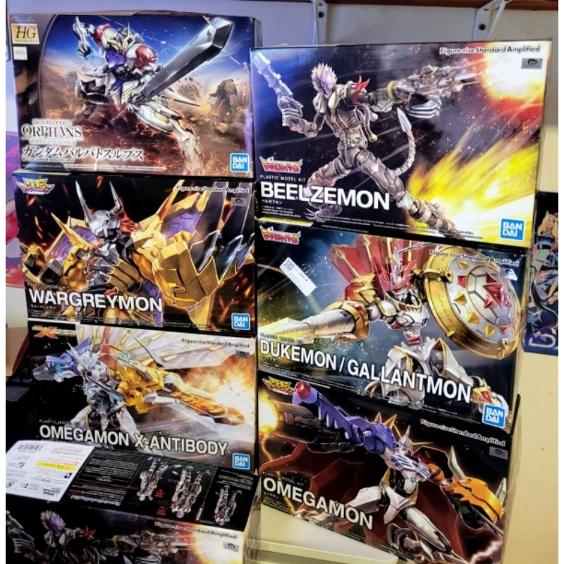 Model Kits Digimon Bandai Figure-rise Amplified - Escorrega o Preço