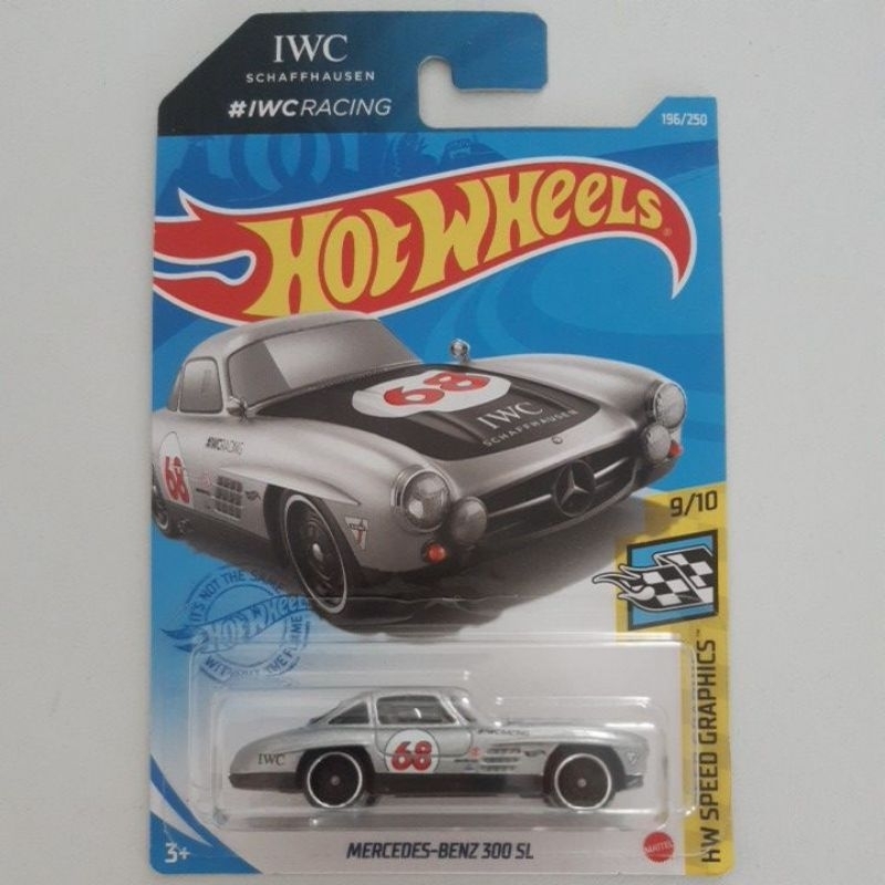 Hot Wheels IWC Racing Schaffhausen Mercedes Benz 300 SL Hw Speed ...