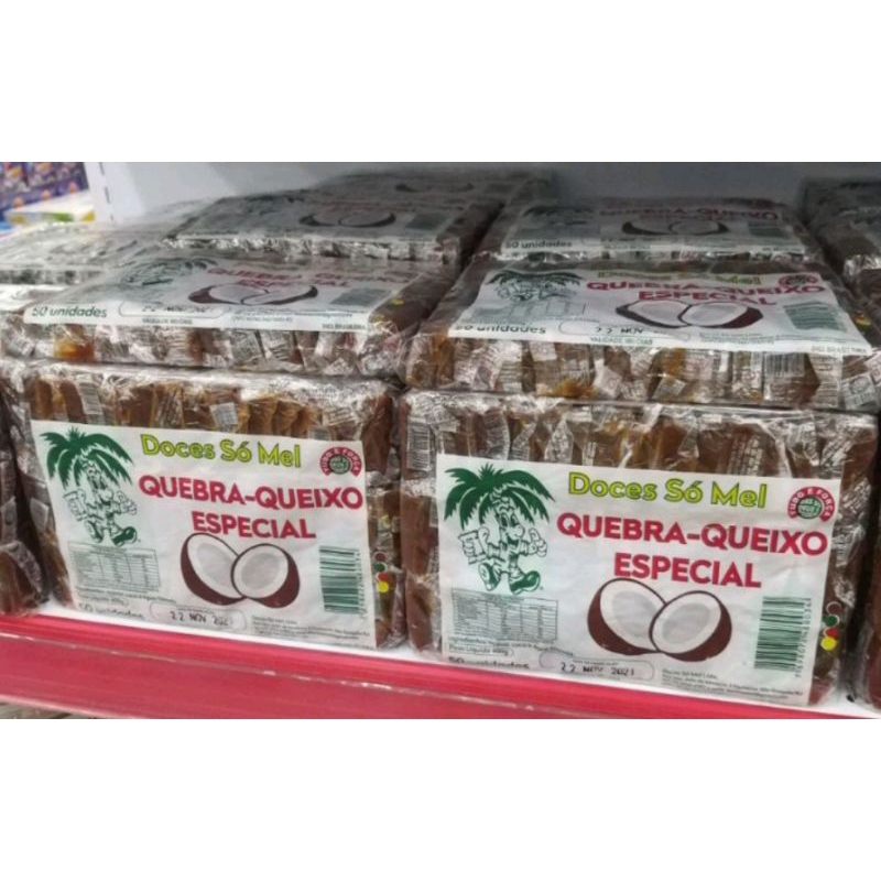 Kit com 2 Quebra Queixo 400gr cada pacote | Shopee Brasil
