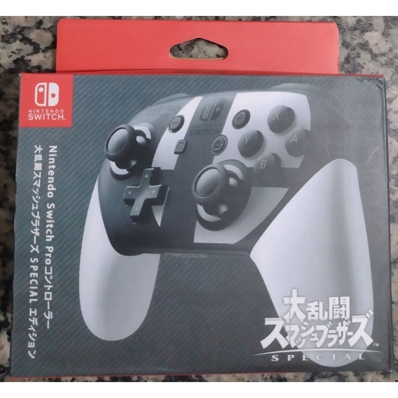Controle Sem Fio Original Nintendo Switch Pro (Pro Controller) - Super Smash Bros | Shopee Brasil