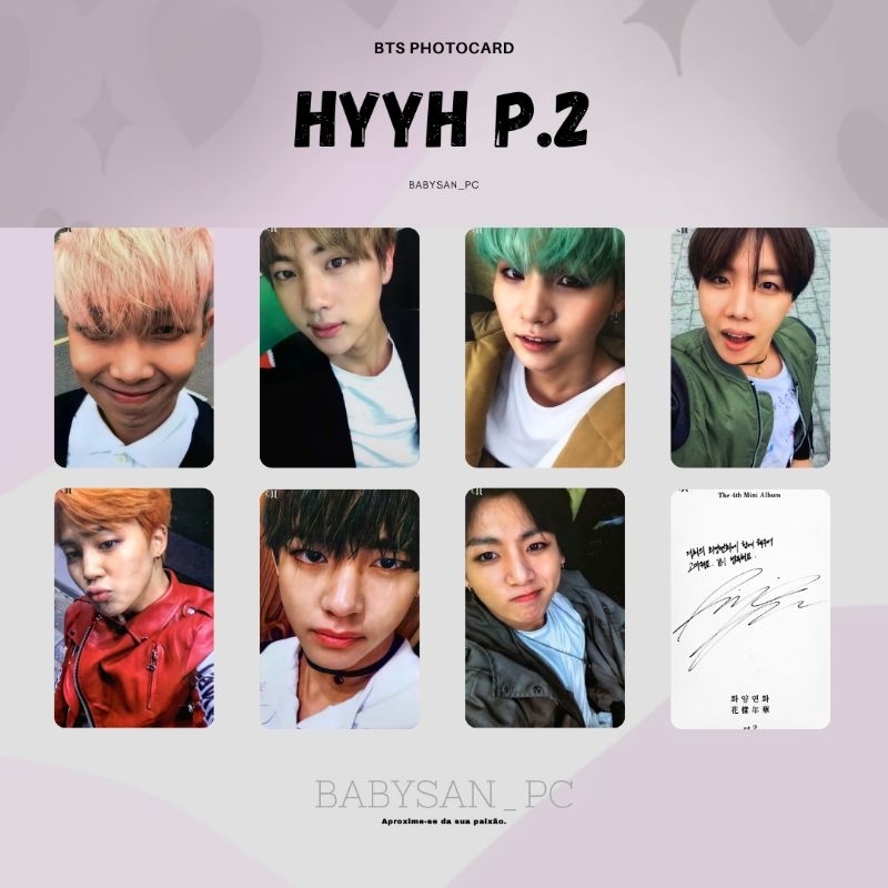 BTS Photocards Fanmade BE HYYP P.2 | Shopee Brasil