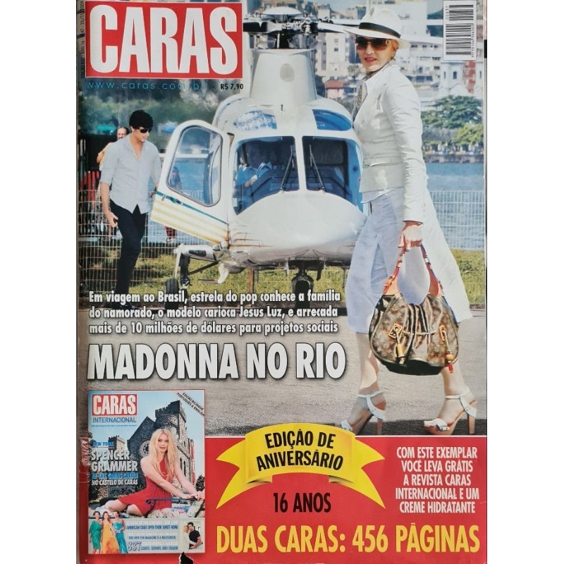 Revista Caras Madonna no Rio | Shopee Brasil