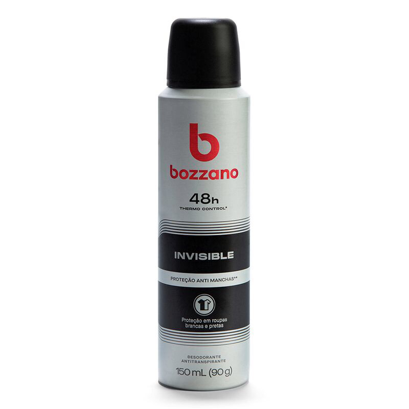 Desodorante Aerosol Bozzano Invisible 90g | Shopee Brasil