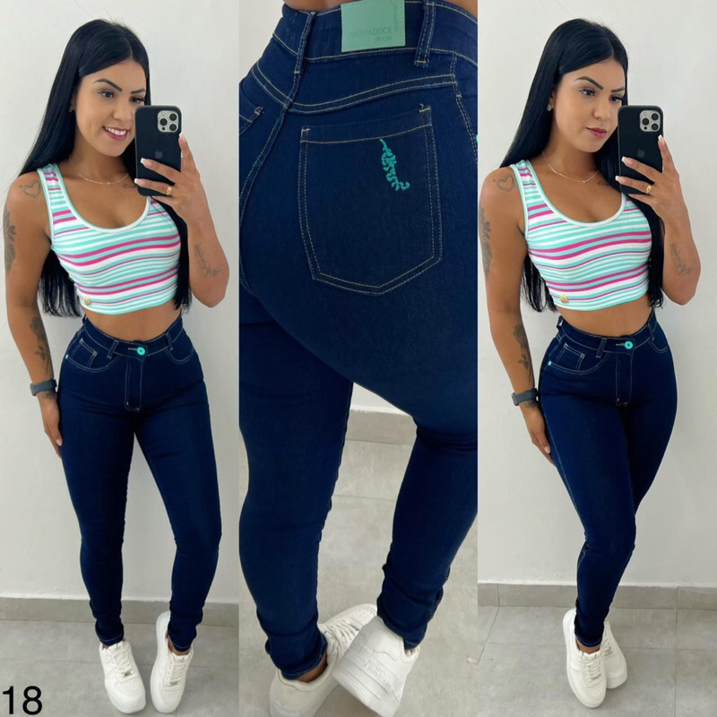 Calça Jeans sal é pimenta e pimenta doce oficial | Shopee Brasil
