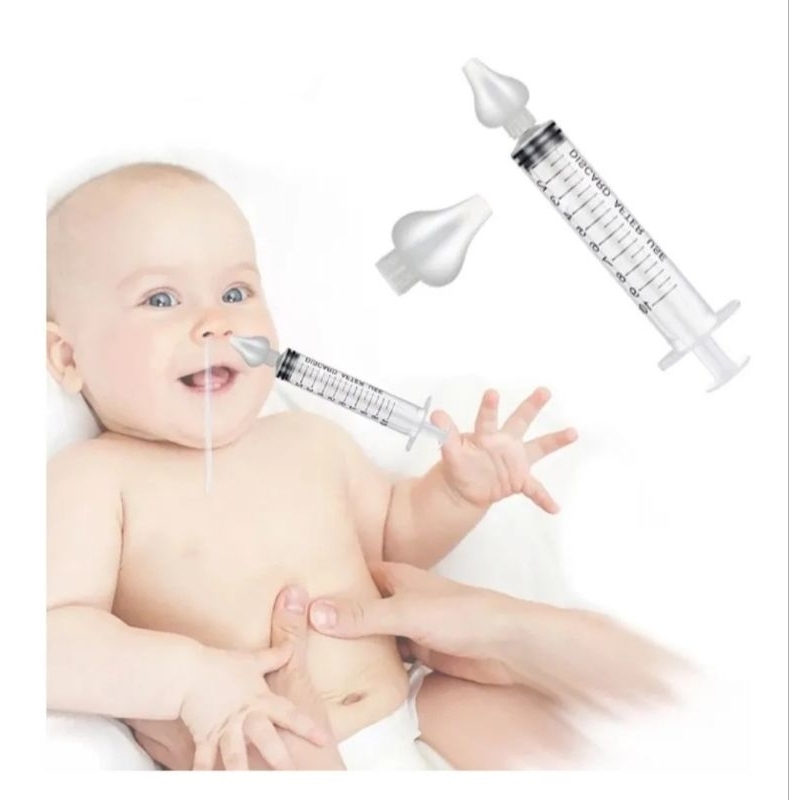 Seringa Com Bico de Silicone Para Lavagem Nasal Infantil Adulto Criança ...