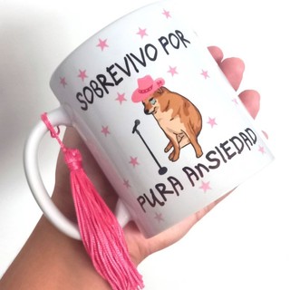 Caneca Meme Anahi Salvame Cachorro chorando RBD | Shopee Brasil