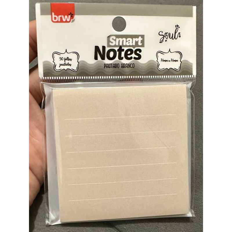 Smart notes pautado linhas brancas brw | Shopee Brasil