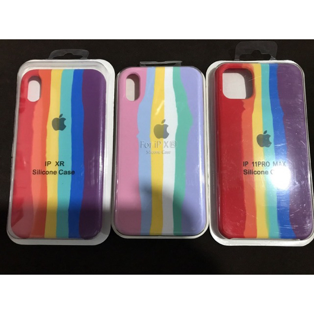 Case Silicone ARCO IRIS /Candy Color aveludada IP-XR/IP11/IP11 Pro Max ...