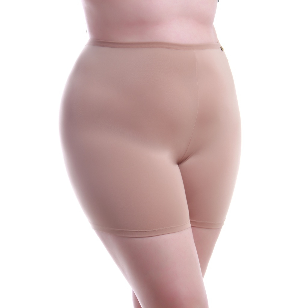 Shortinho Segunda Pele Plus Size Cores lisas Calcinhas Boxer Anti assadura Para Saia/vestido Não ...