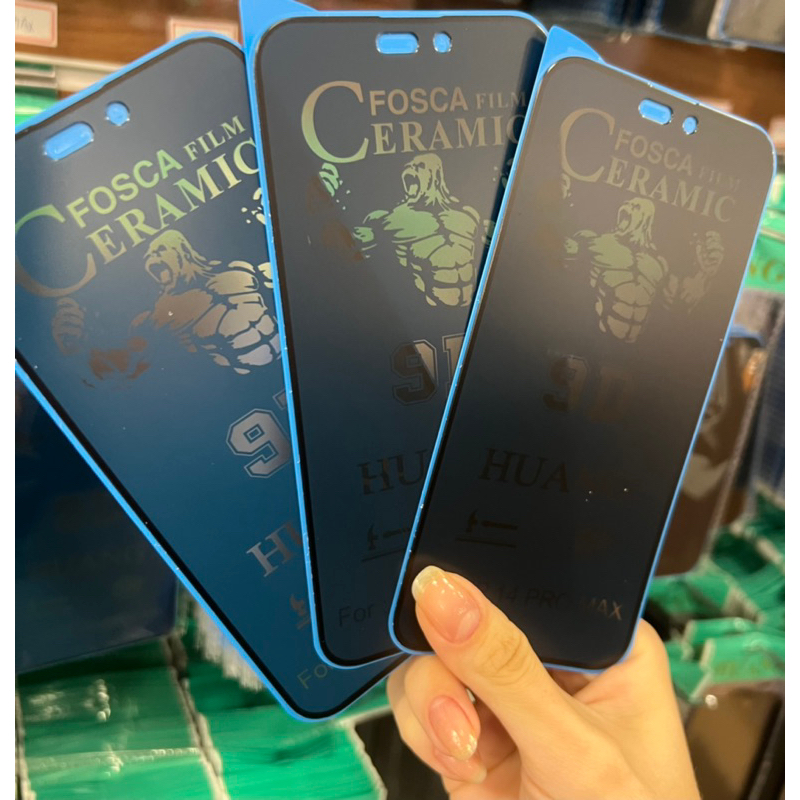 Película Cerâmica Fosca Privacidade Matte Anti-Spy Flexível iPhone 6 7 ...