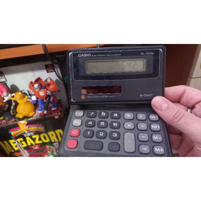 calculadora antiga CASIO SL-100B funcionando (ler anúncio) | Shopee Brasil