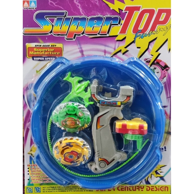 Brinquedo Beyblade Super Top C/ 2 Beyblades | Shopee Brasil
