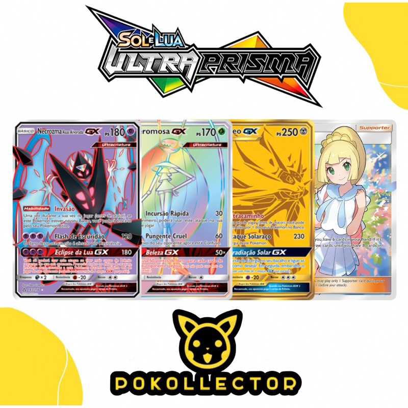 Cartas Pokemon TCG - Ultra Prisma (GX) | Shopee Brasil