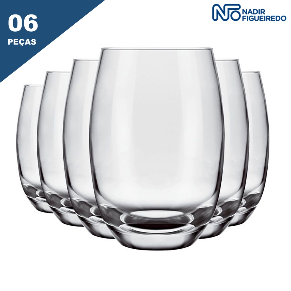 Copo de Vidro Nadir 465ml Aruba Long Drink | Shopee Brasil