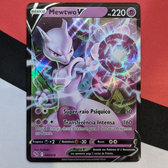 Mewtwo V (030/078) Carta Avulsa - Pokémon TCG | Shopee Brasil