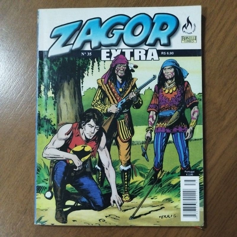 Zagor Extra - n° 35 ( Mythos ) | Shopee Brasil