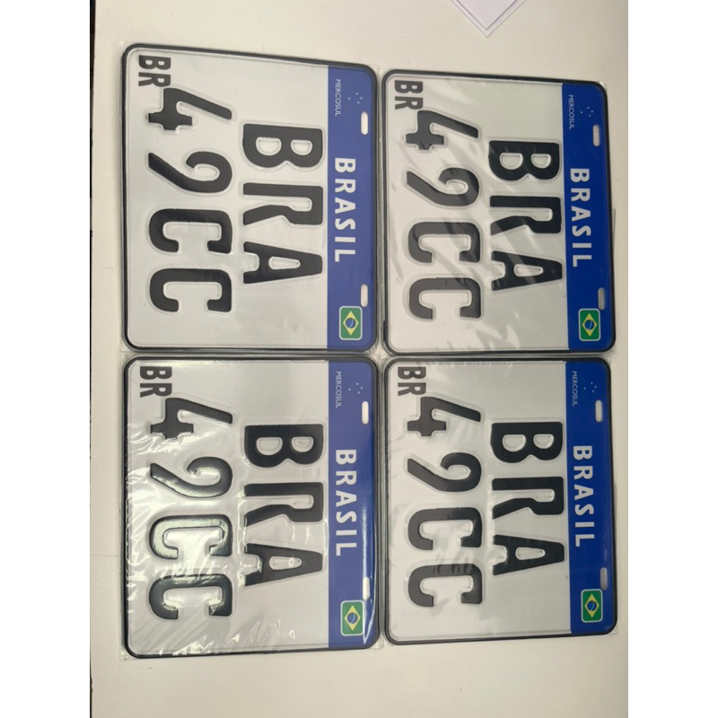 Placa Moto 49cc | Shopee Brasil