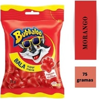 Balas super macias patinhas Bubbaloo 75 gramas morango | Shopee Brasil