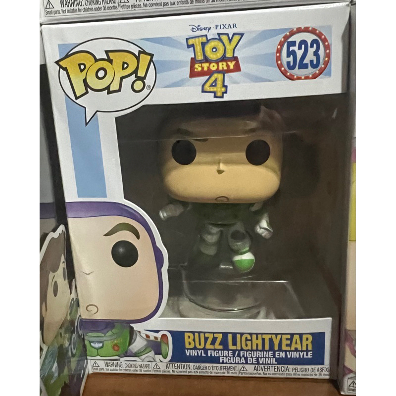 Funko Pop Buzz Lightyear + Soft Protector Vaulted Raro Toy Story 4 #523 ...