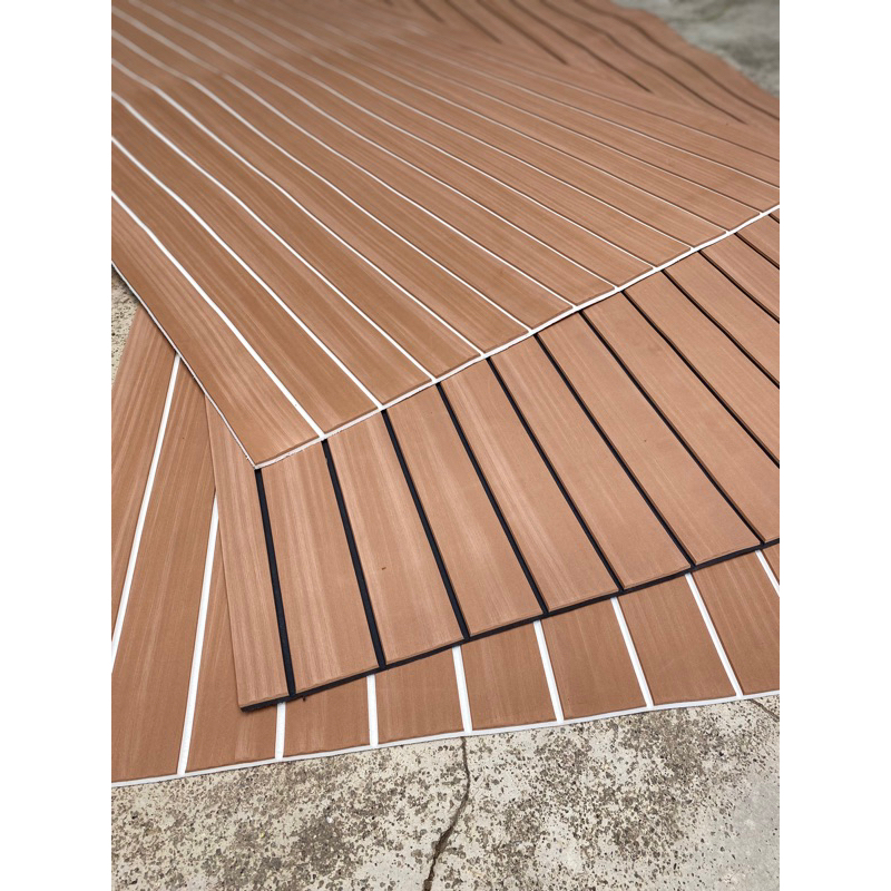 Piso náutico EVA tipo teka para barcos, lanchas e botes | Shopee Brasil