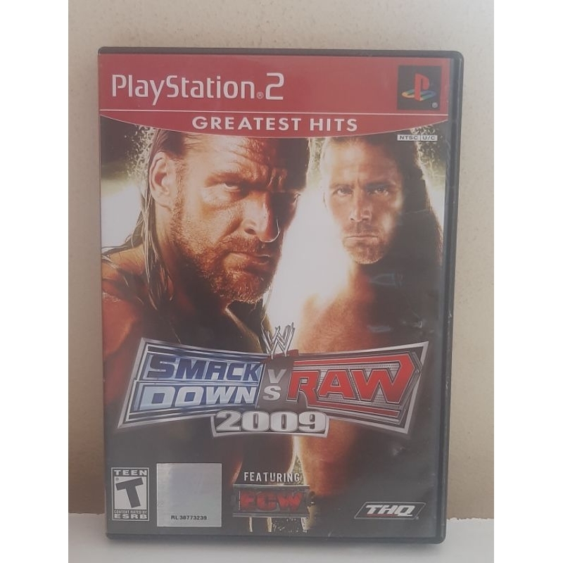 WWE SMACKDOWN VS RAW 2009 - PS2 | Shopee Brasil