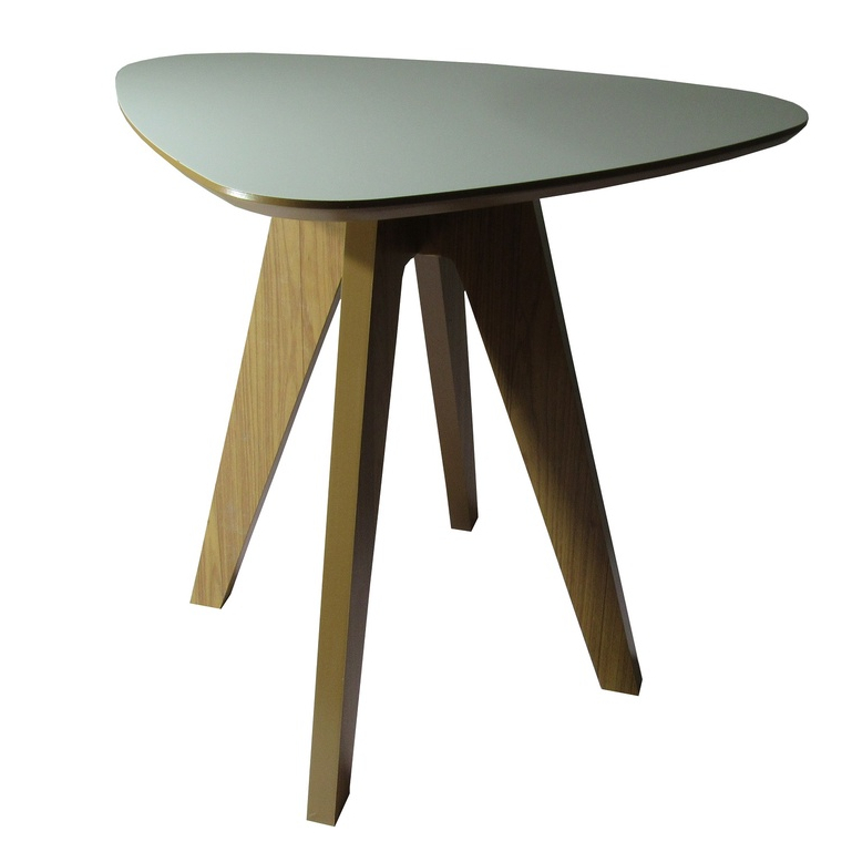 Mesa De Canto Triangular Mesinha Lateral | Shopee Brasil