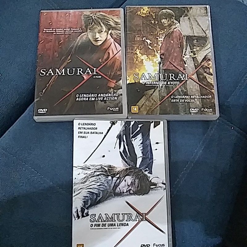 dvd samurai x a trilogia | Shopee Brasil