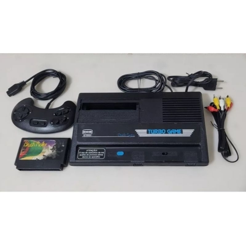 Turbo Game Cce Vg-9000t Completo + 1 Jogo Original. | Shopee Brasil