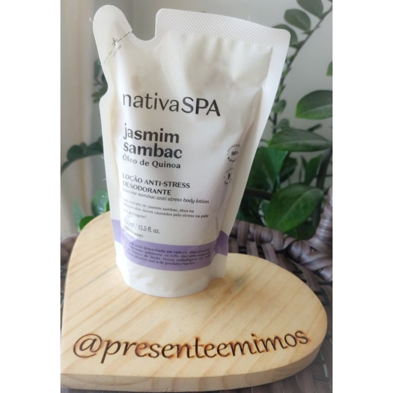 Refil Loção Hidratante Desodorante Corporal Anti-stress Nativa SPA ...