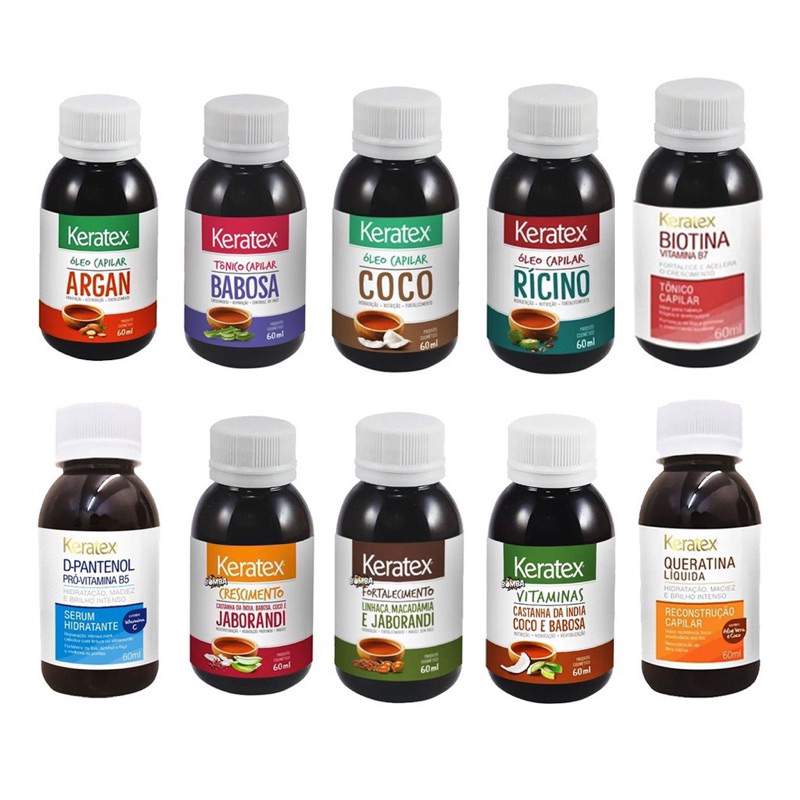 Óleo Capilar Keratex 60ml Diversos | Shopee Brasil