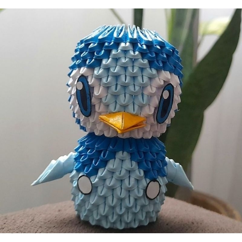 Piplup - Origami 3D | Shopee Brasil