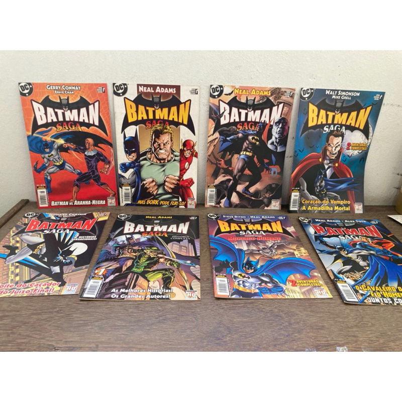 Batman Saga 1, 2, 3, 4, 5, 6, 7, 8 - Editora Opera Graphica | Shopee Brasil