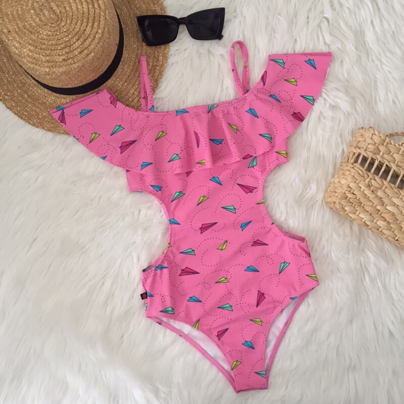 Maiô Infantil Roupa de Moda Praia | 6 a 10 anos | Menina | Shopee Brasil