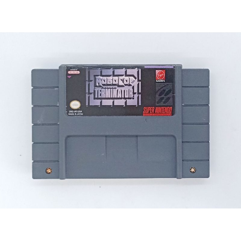 CARTUCHO ROBOCOP VERSUS TERMINATOR SNES (SUPER NINTENDO) | Shopee Brasil