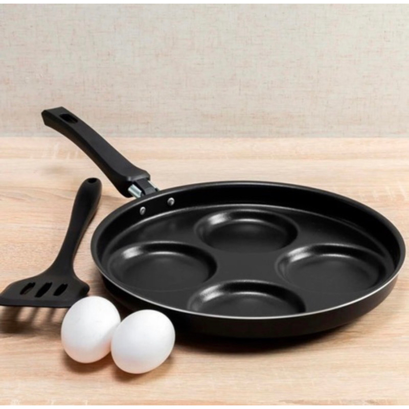 Frigideira 4 ovos Antiaderene Teflon multiuso 1,5 Litros 26 cm com ...