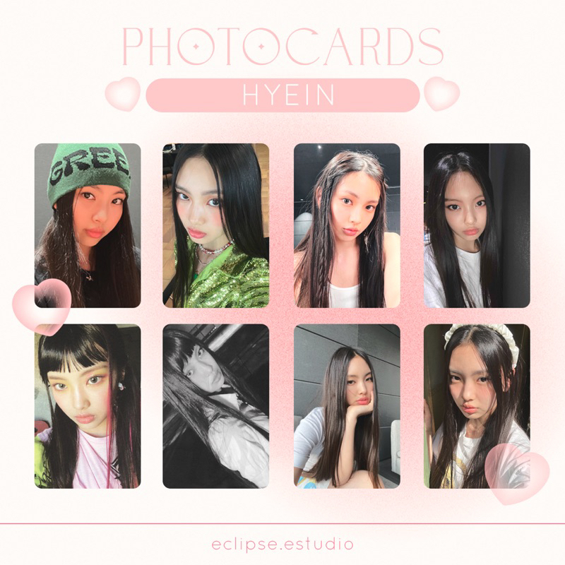 Hyein Photocard Fanmade | NewJeans K-pop Kpop | Shopee Brasil