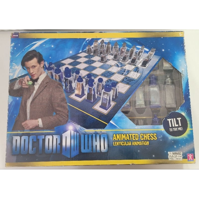 DOCTOR WHO 3D CHESS - XADREZ - ORIGINAL - USADO - EXCELENTE ESTADO ...