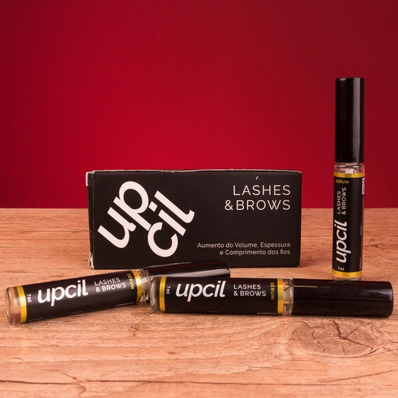 UpCil 3 Unidades de Sérum Para Crescimento Dos Cílios E Sobrancelhas ...