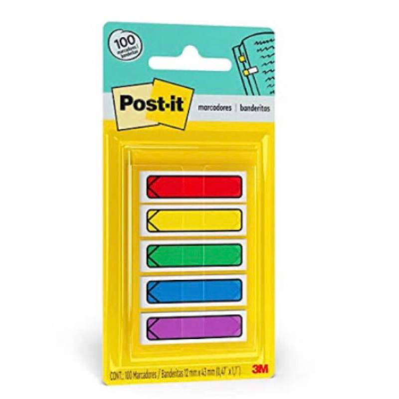 Marcador de Página Adesivos Seta Post-it Com 100 Folhas | Shopee Brasil